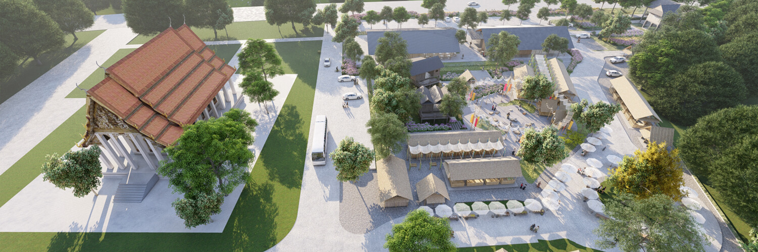 Local Community Learning Center and Tha Chang Temple