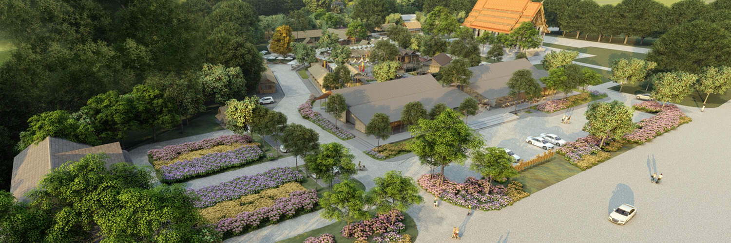 Local Community Learning Center and Tha Chang Temple