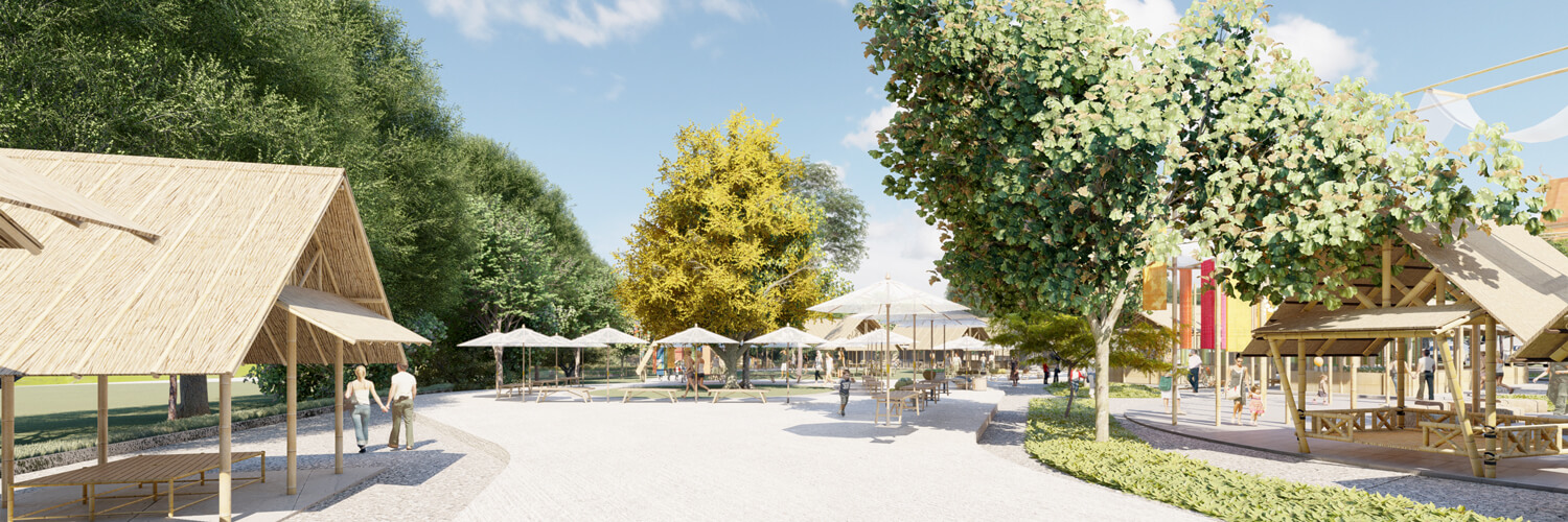 Local Community Learning Center and Tha Chang Temple